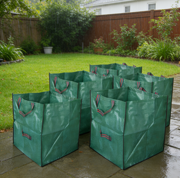 Durable Drawstring Yard Waste Bag Sturdy Landscape Waste Bag for Leaf ...