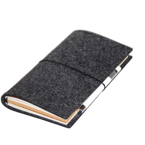 Soft felt like A6 travel diary journal notebook| Alibaba.com