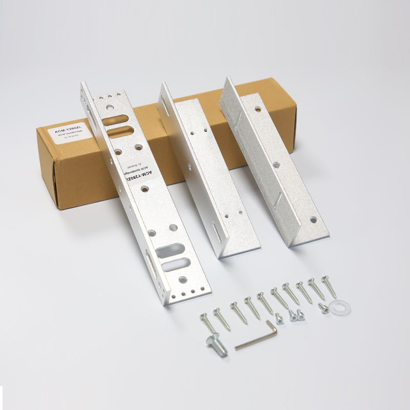 280kg Magnetic Lock ZL Shape Bracket 350lbs/600lbs Frameless Glass Door ...