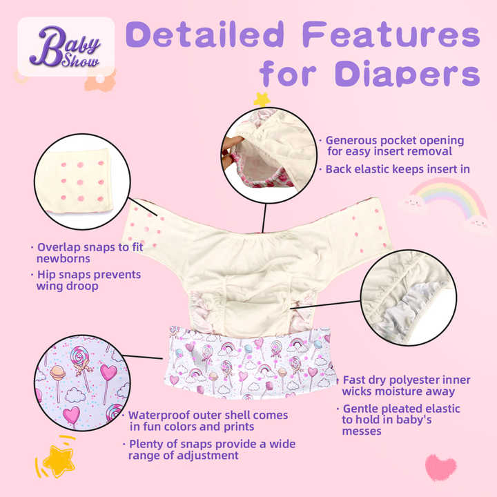 Babyshow Abdl Reusable Adult Incontinence Diapers
