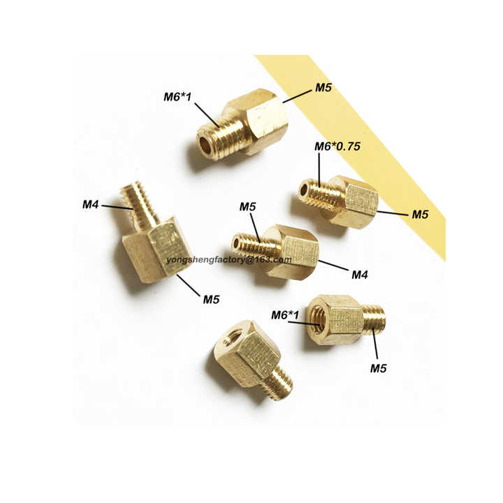 M4 M5 M6 M8 Male Thread Straight Adapter Connector Joint for Tube