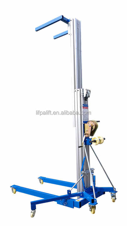 350kg Portable Material Lift - Efficient Hand-Operated Lifting