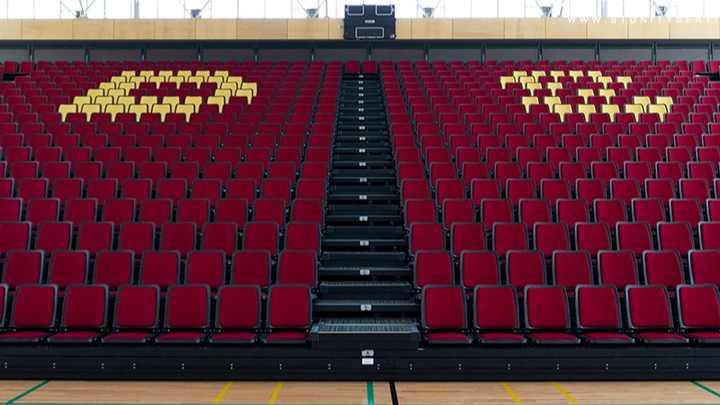 Stunity Grandstand Design Retractable Auditorium Seating