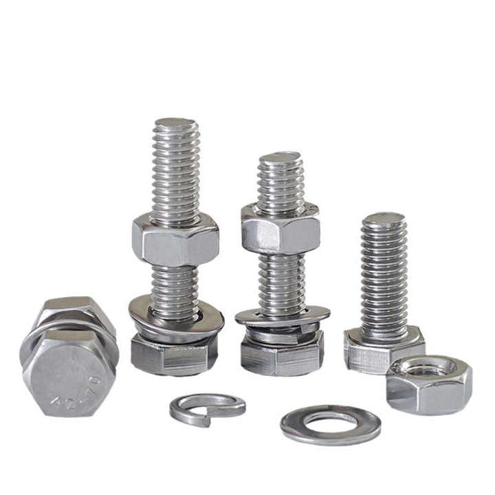 Din6921 Stainless Steel Bolts - Hex Nut Set with Washer