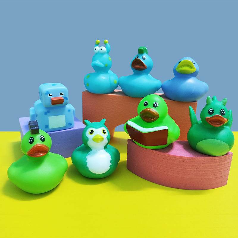 Custom Personalization Logo Rubber Mini Duck With Logo and Shape ...