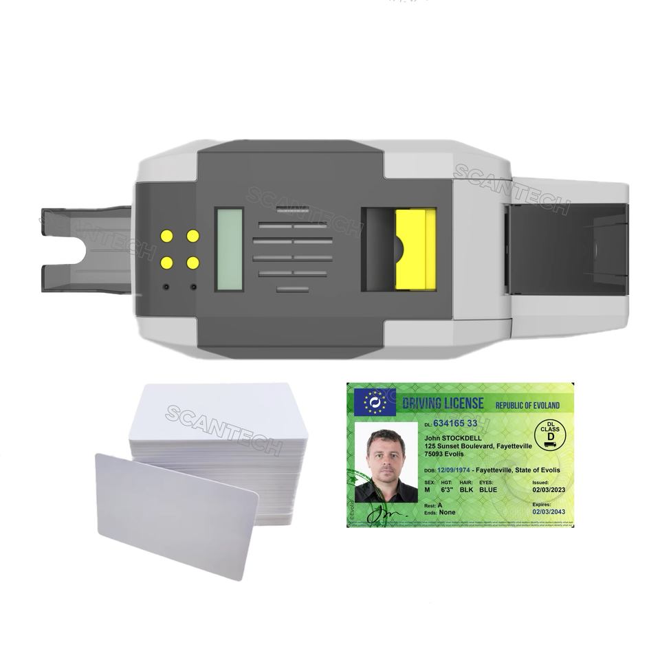 Seaory S26 Single Side Plastic Card Printer 300DPI NFC PVC ID Card ...
