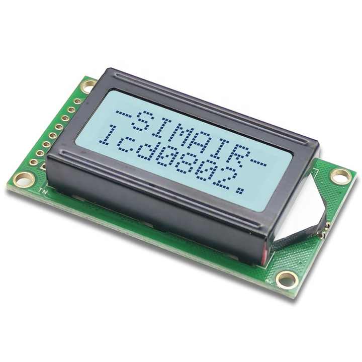 SMR 0802B LCD Module - 8x2 Character Display with LED Backlight