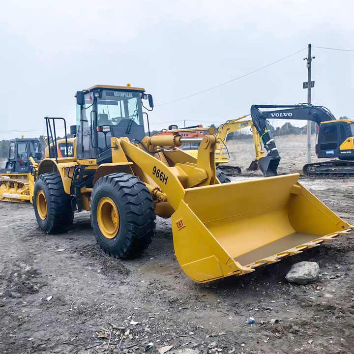 Used CAT 966H Front Wheel Loader 4x4 Caterpillar 966H 5ton Loaders for ...