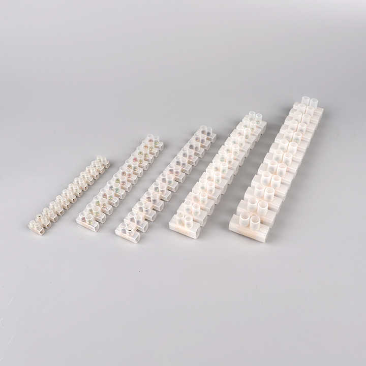 X3-0612 12 Position 380V 6A U H Type Barrier Screw Dual Row Terminal ...