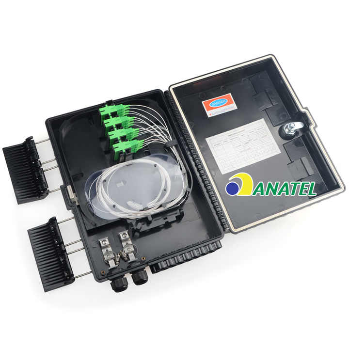 ANATEL 16 Puertos CTO Box - Fibra Optica Distribucion FTTH