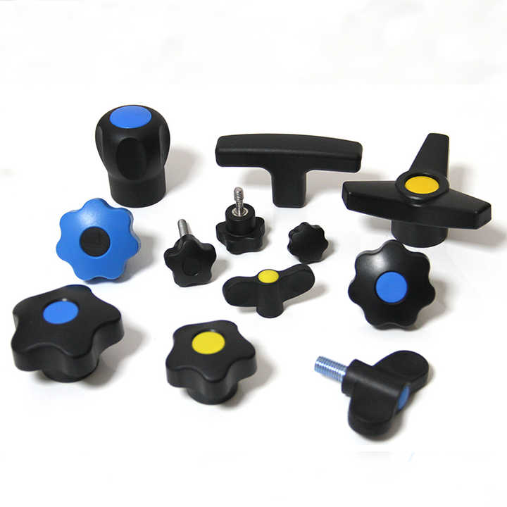 Plastic Nylon Star Handle T-shaped Hand Twist Nut Screw Triangular ...