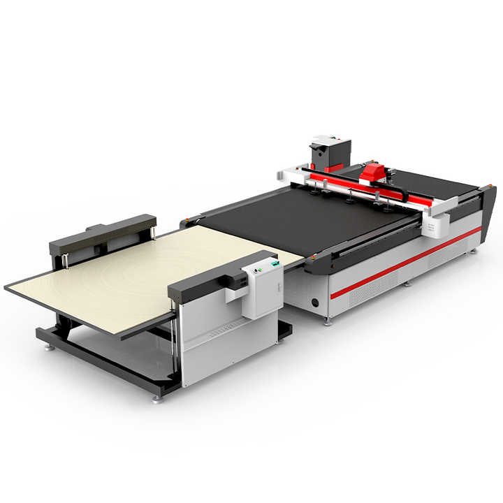 Honeycomb Board CNC Oscillating Knife Plotter PVC Corrugated Paper Box ...