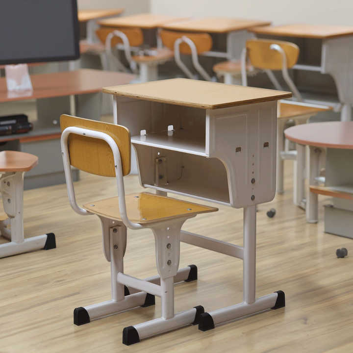 Single Study Desk and Chair for School Students - Help Furniture