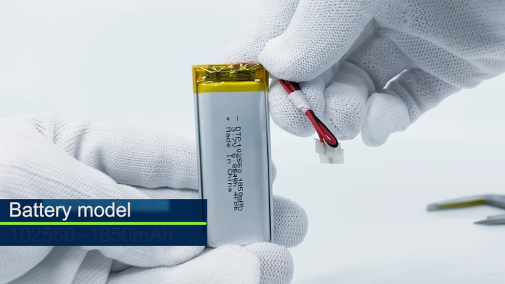 AAA Rechargeable DATA POWER Lipo Battery 102560 1850mah