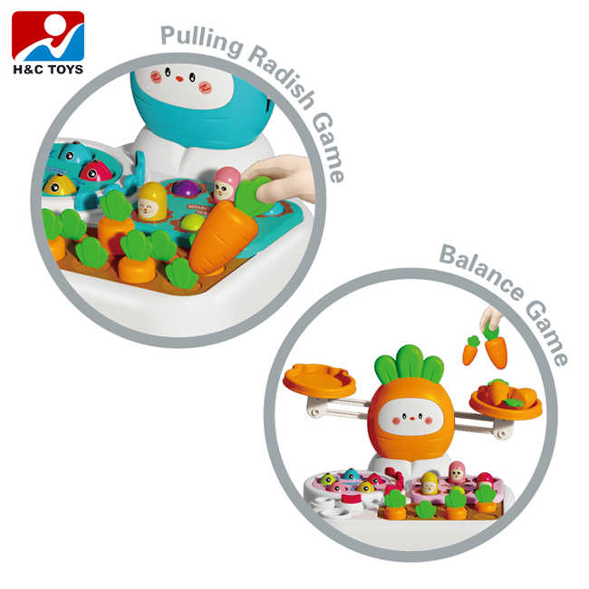 4 IN 1 Balance Game Fishing & Whack a Mole Toy for Kids