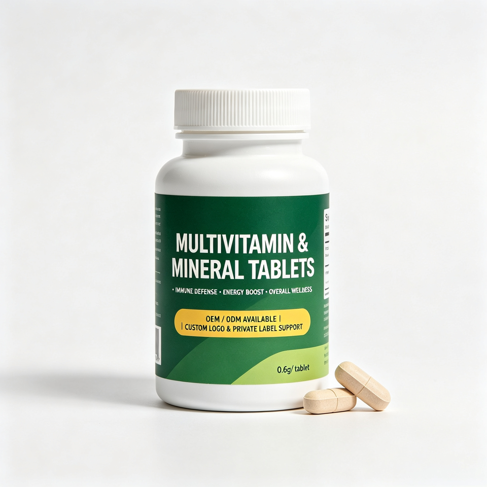 OEM Custom Multivitamin Mineral Tablets Dietary Supplement Private ...