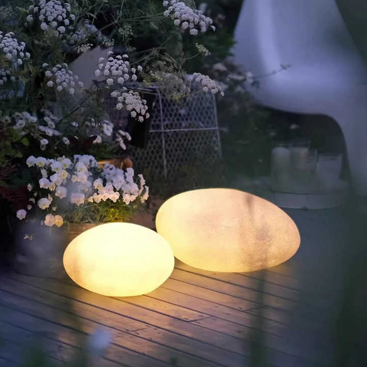 Outdoor Waterproof Led Creative Luminous Stone Courtyard Decoration ...