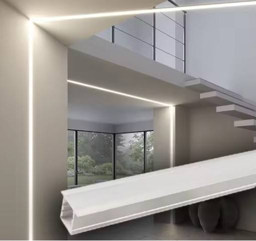 Hidden Lighting - Concealed LED Bar in Aluminum Profile