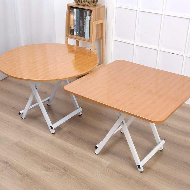 Round Folding Table Small Household Simple Outdoor Portable Stall ...