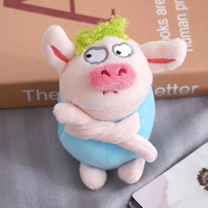 Yidian Factory's Custom Cute Pig Plush Keychain Toy Unique Design ...