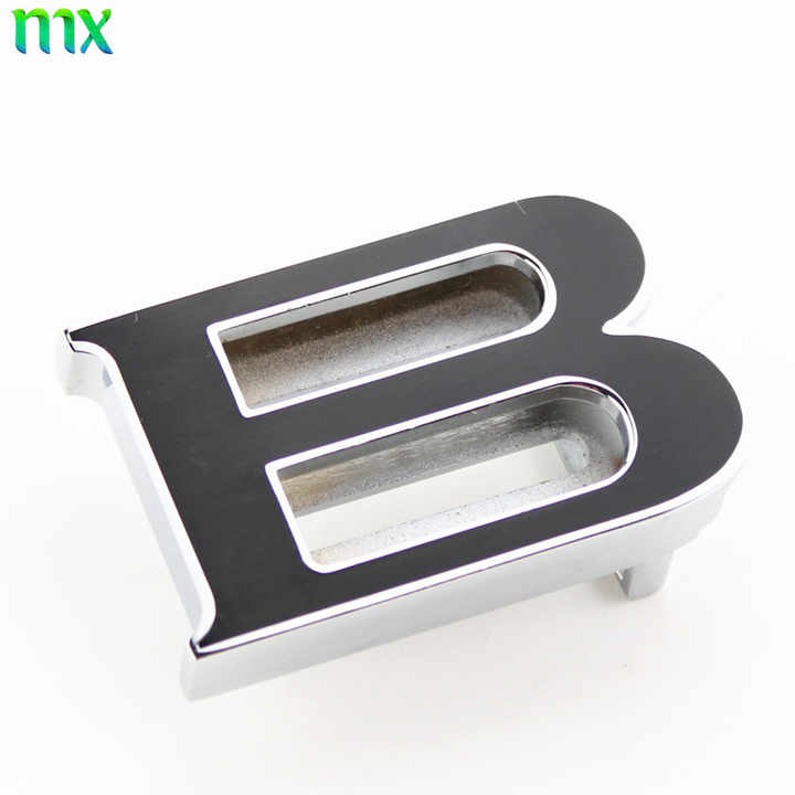 Custom DIY Letter B Logo Belt Buckle in Black - Personalized Zinc Alloy ...