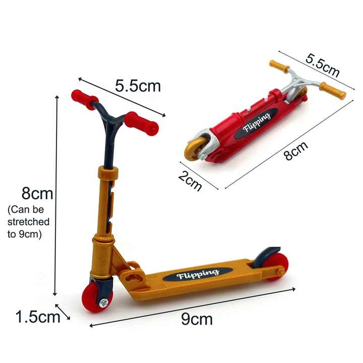 Plastic model kids toy logo printing custom mini finger scooters toys ...