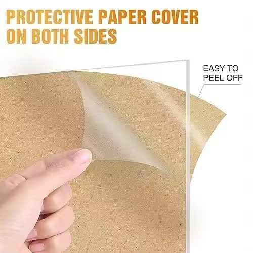 Transparent Cast Acrylic Sheet 2.5mm-6mm Thickness 4'x8' 2440x1220 Size 4 Feet X 8 Feet Custom ...