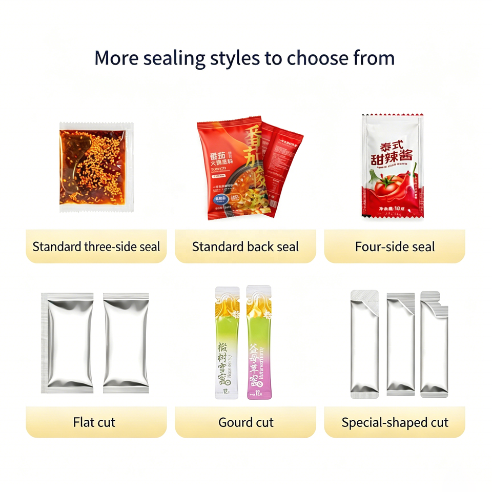 Hot Sachet Packing Machine Liquid Paste Honey Cooking Oil Jam Ketchup ...