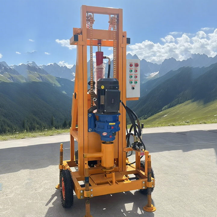 Factory Hot New 220V/380V Rotary Water Well Drilling Rig Portable 80m ...