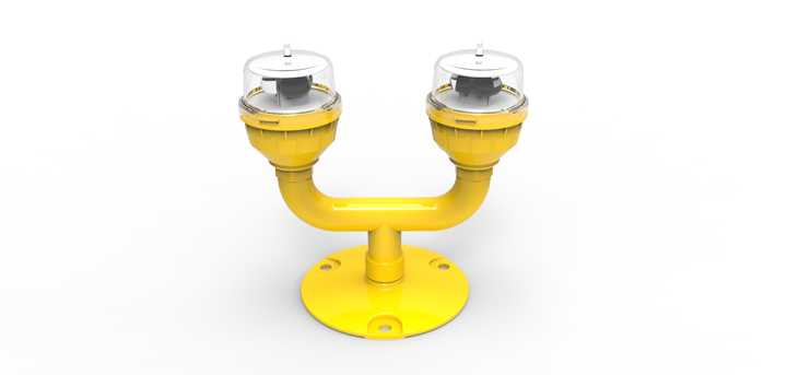 LED Low-Intensity Double Aircraft Warning Light for Tower Crane ...