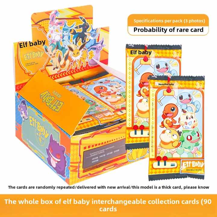 Eif Baby Pokemoned Tcg Trading Collectible Playing Cards Booster Box ...