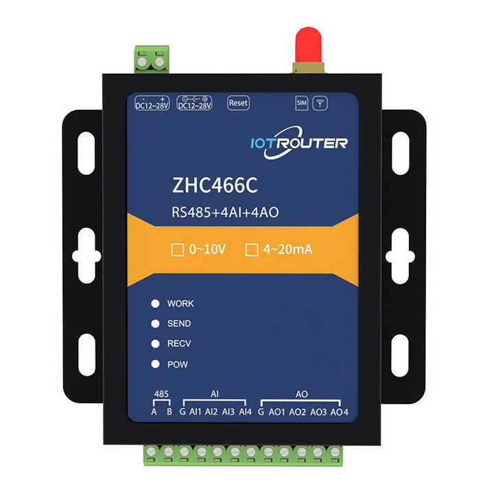 RS485 Modbus MQTT Gateway - 4-20ma 0-10V 4G IO Controller