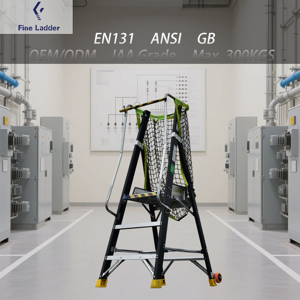 Fiberglass Insulated Safety Ladder Tool Engineering Folding and ...
