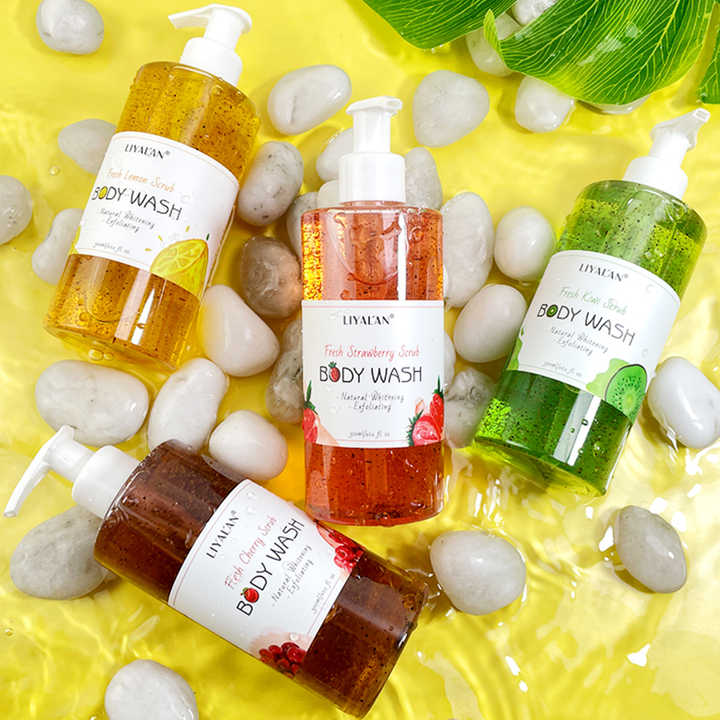 LIYAL'AN Private Label Shower Gel - Fruit Scrub Body Wash