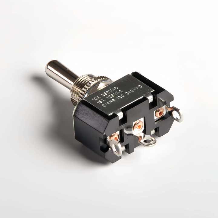 TOOWEI Metal 15a 250v Toggle Switch 12mm 3 Position 3 Pin Momentary ...
