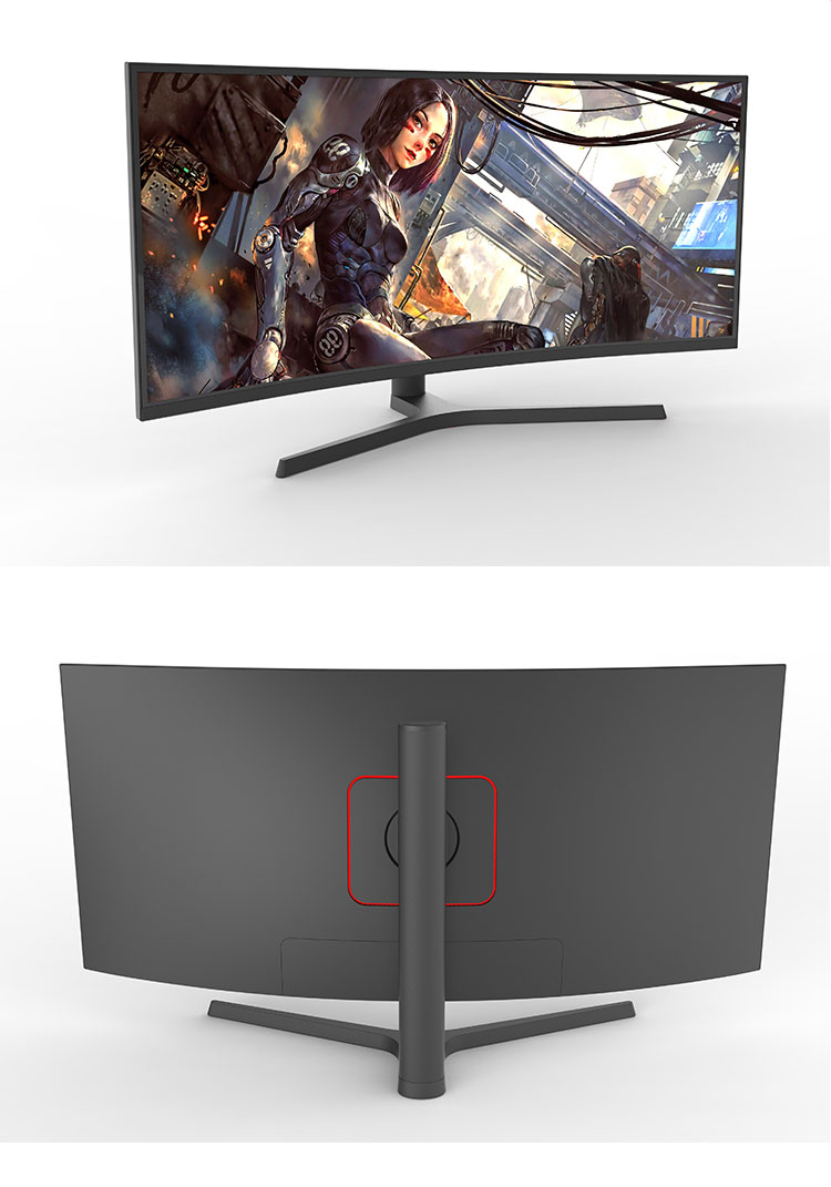 34 Inch 144HZ Curved Monitor Computer Monitor PC Monitor 4K Gaming ...