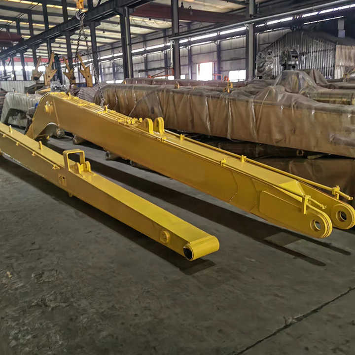 20-45 Ton Excavator Long Reach Boom Arm 16-24M Reinforced Extended Arm ...