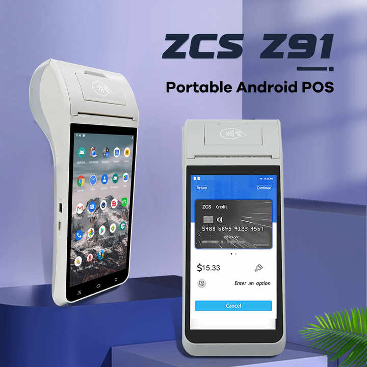 EFT POS Handheld Android POS 4G System for Gas Stations