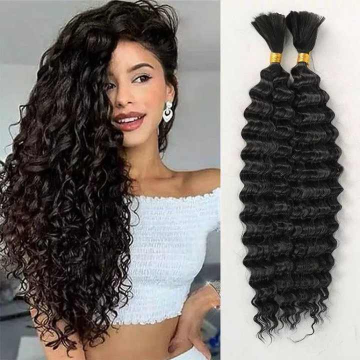High Quality Human Hair Bulk 100% Virgin Human Hair Bundles Wholesale ...