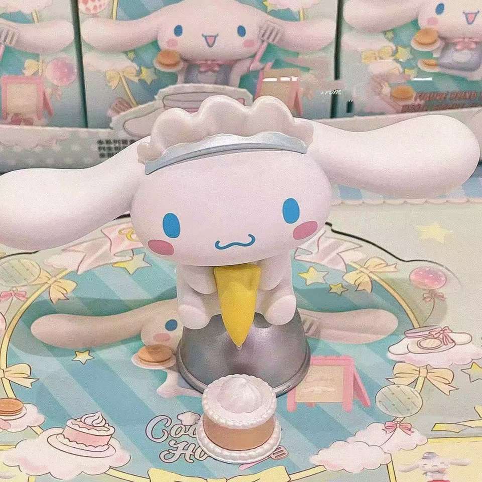 Genuine CinnamOroll Cooking Series Blind Box-CinnaMoroll Trendy PVC Toy ...