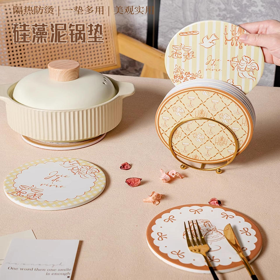 Durable Diatomaceous Earth Insulation Pad for Dining Tables