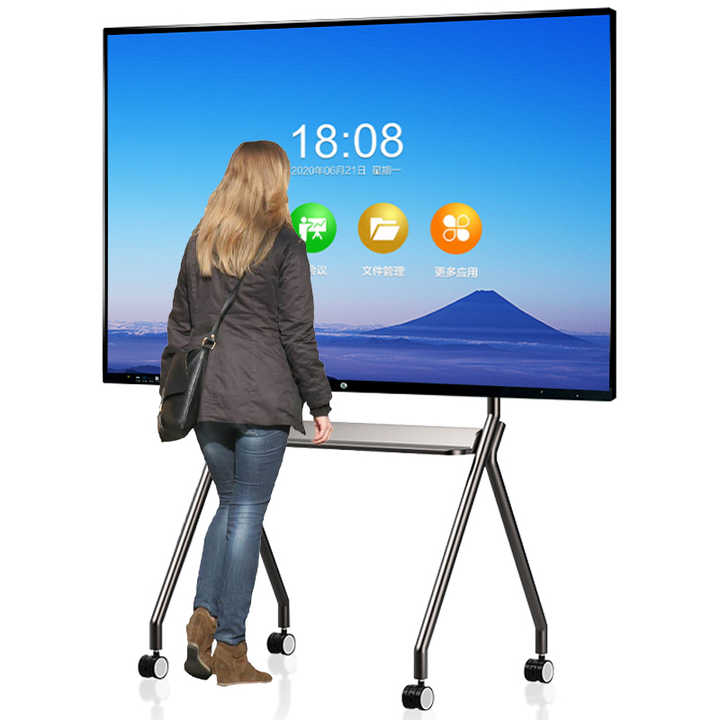 86-Inch Android 11 4K Anti-Glare Glass Interactive Board Touch ...