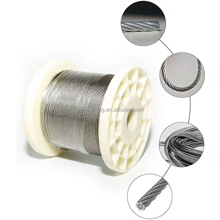 SS Cable 1/16" Steel Wire Rope 7x7 - Durable & Versatile