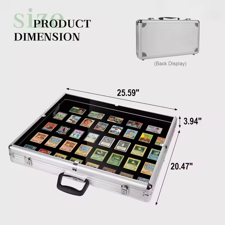 Aluminium Display Showcase, Aluminium Portable Display Case for Card ...