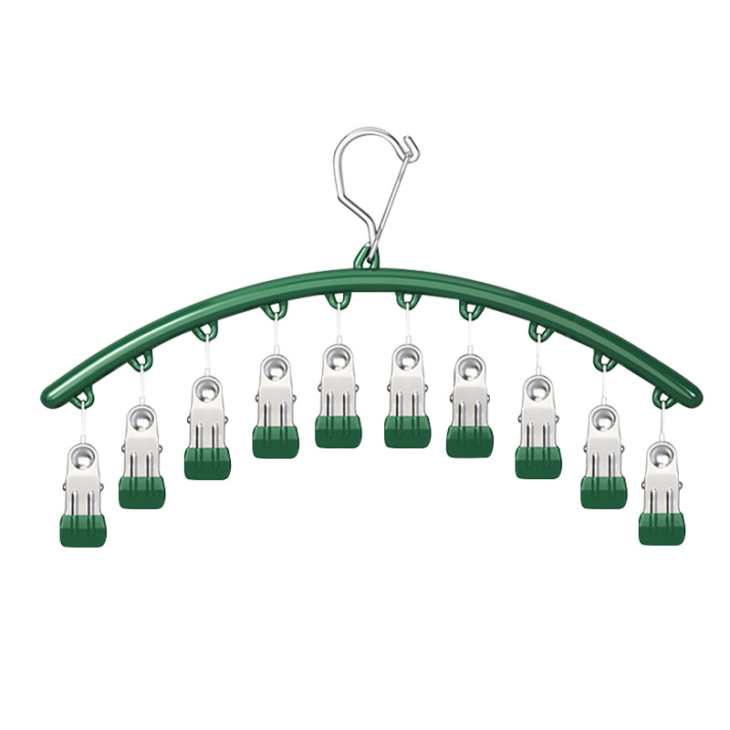 Single-Tier Multiple Clips Sock Hangers Space-Saving Anti-Skid ...