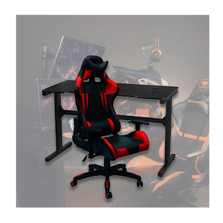 Modern Gamer Gaming Table Computer Pc Laptop Table L Shape Leg Table ...