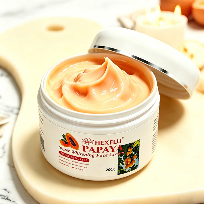 HEXFLU - Papaya Super Whitening Face Cream 200g - Brightening ...
