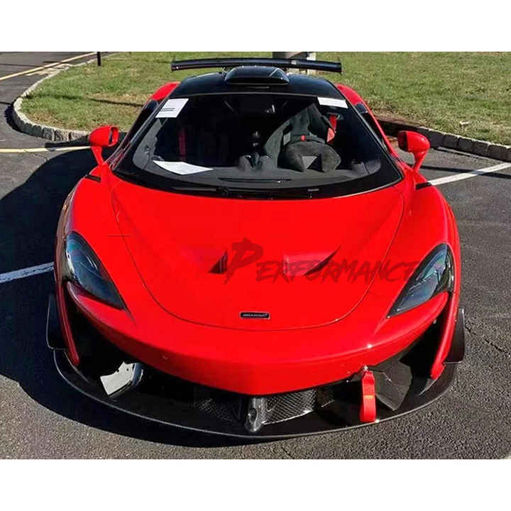 570S GT4 Style Dry Carbon Fiber Front Bumper for Mclaren 570S 570GT ...