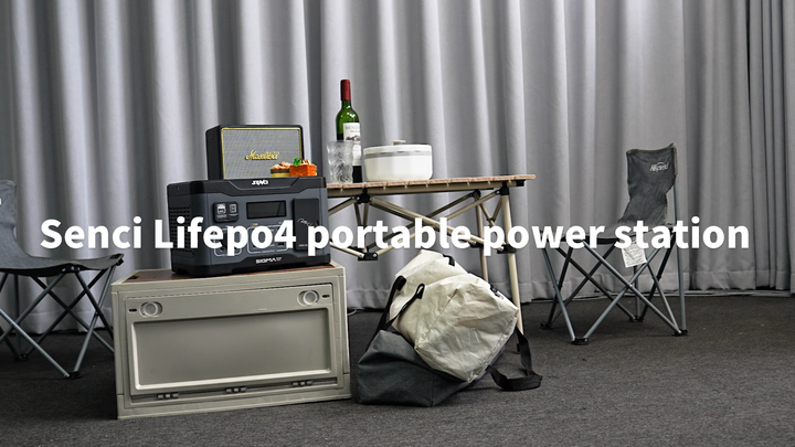 SENCI 1000W 921Wh Lifepo4 solar generator lifepo4 battery power station ...