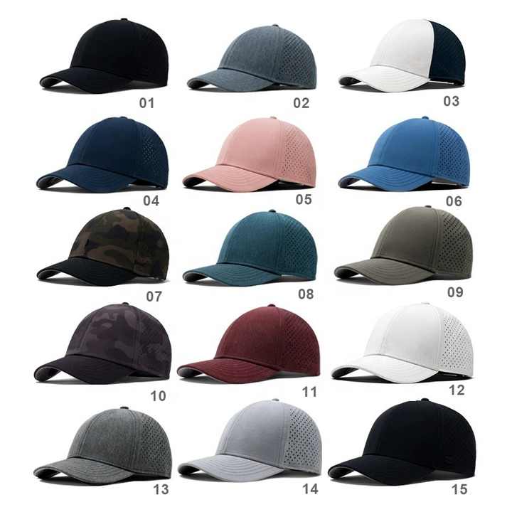 High Quality Golf Baseball Caps Wholesale Sport 6-panel Mesh Baseball ...
